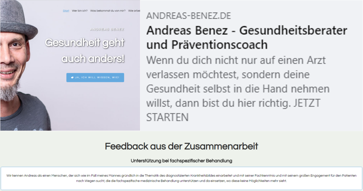 Andreas Benez - Gesundheitsberater und Präventionscoach